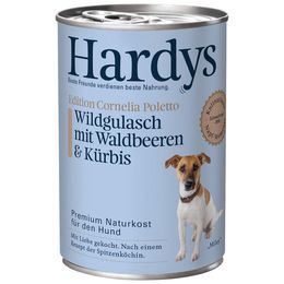 Hardys Edition C. Poletto Wildgulasch Hunde-Nassfutter getreidefrei 6x400g