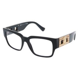 Versace VE3350 Brille Herren | Fassung: Vollrand, Quadratisch, Schwarz