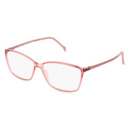 Fielmann COMFORT 127 FLEX CL Brille Damen | Fassung: Vollrand, Quadratisch, Rose