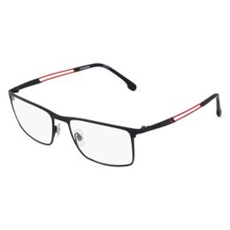 Carrera 8831 Brille Herren | Fassung: Vollrand, Quadratisch, Schwarz Rot