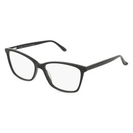 Fielmann ABC 082 FLEX CL CAMILLA Brille Damen | Fassung: Vollrand, Quadratisch, Schwarz Gl&auml;nzend