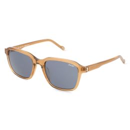 JOOP! JP 7109 | Unisex-Sonnenbrille | Fassung: Vollrand, Quadratisch, Acetat, Braun | Glasfarbe: Grau