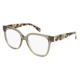 Longchamp LO2745 Brille Unisex | Fassung: Vollrand, Quadratisch, Olive Transparent