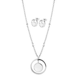Adelia&acute;s Kette ohne Anh&auml;nger ADELIA&acute;S "Halskette mit Anh&auml;nger &ndash; aus Edelstahl", silber, Halsketten, Damen, 45cm, Edelstahl, Perfekt als Geschenk zum Jubil&auml;um