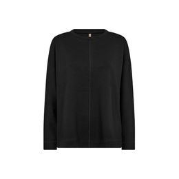 Blusentop soyaconcept "Soya Concept Shirt SC-BANU", Damen, Gr. S, 9999 schwarz, Obermaterial: 48% Modal, 48% Polyester, 4% Elasthan, Blusen Blusentop