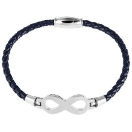 Adelia&acute;s Kettenanh&auml;nger ADELIA&acute;S "Anh&auml;nger &ndash; Unendlichkeitszeichen Anh&auml;nger aus Leder", blau, Schmuckanh&auml;nger, Damen, Leder, Kettenanh&auml;nger, Ein Geschenk, das Freude macht