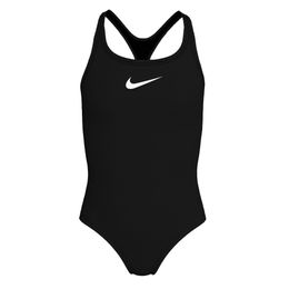 Badeanzug Nike "RACERBACK ONE PIECE", Damen, Gr. S (128/134), N-Gr, schwarz, Jersey, Obermaterial: 80% Nylon, 20% Elasthan, Badeanz&uuml;ge Badeanzug, f&uuml;r M&auml;dchen, schnell trocknendes Material