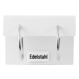 Adelia&acute;s Paar Creolen ADELIA&acute;S "Ohrringe &ndash; Creole aus Edelstahl", Damen, Gr. Damen, Edelstahl, silber, Ohrringe, Ideal zum Verschenken &ndash; schlicht und stilvoll