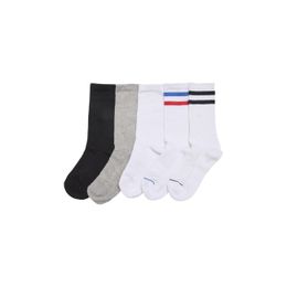 Str&uuml;mpfe Urban Classics "Urban Classics Accessoires Sporty Socks 10-Pack", Herren, Gr. 35-38, bunt (schwarz, wei&szlig;, grau, navy), Baumwolle, Elasthan, Polyamid, Polyester, normal, Socken Str&uuml;mpfe