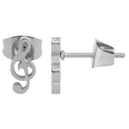 Adelia&acute;s Paar Ohrh&auml;nger ADELIA&acute;S "Ohrringe &ndash; Ohrstecker aus Edelstahl", Damen, Gr. Damen, Edelstahl, silber, Ohrringe, Ideal als Geschenk zum Muttertag