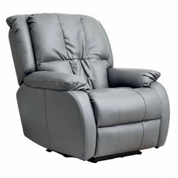 Happy Home Massagesessel Elektrischer Massagesessel mit R&uuml;cken- & Beinanhebung, 3D-Mechanismus HWP73-GRA