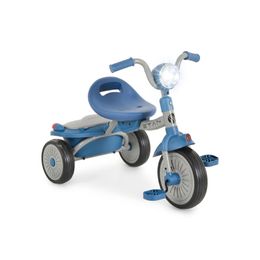 Byox Dreirad Etan Musik faltbar EVA-Reifen Korb Lichteffekte Sitz verstellbar blau