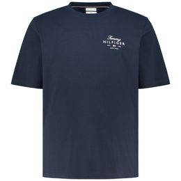 Herren Gro&szlig;e Gr&ouml;&szlig;en | Tommy Hilfiger T-Shirt mit Label-Print Farbe marine Gr&ouml;&szlig;e: 4XL