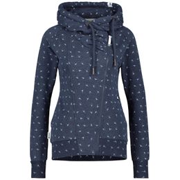 alife and kickin Kapuzensweatshirt ALIFE & KICKIN "Damen SnakecharmerAK", Damen, Gr. M, blau (marine), 50% Baumwolle, 50% Polyester, Sweatshirts