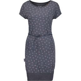 alife and kickin Blusenkleid ALIFE & KICKIN, Damen, Gr. XS, Normalgr&ouml;&szlig;en, marine, 65% Baumwolle, 35% Polyester, Rundhals, Kleider Blusenkleid
