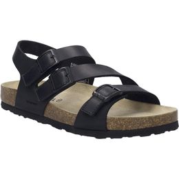 Sandale Josef Seibel "Hermine 16, schwarz", Damen, Gr. 36, schwarz, Obermaterial: 100% Rindsleder Leather cow., Schuhe Sandale