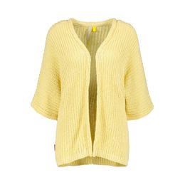 alife and kickin Strickjacke ALIFE & KICKIN "Damen MacyAK Strickjacke", Damen, Gr. M, beige (butter), 100% Baumwolle, Strickjacken Strickjacke