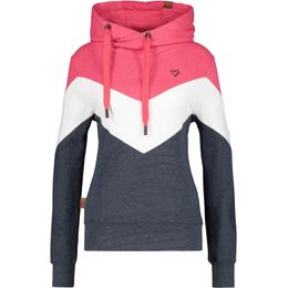 alife and kickin Kapuzensweatshirt ALIFE & KICKIN "Damen StellaAK Sweatshirt", Damen, Gr. L, fuchsia, 50% Baumwolle, 50% Polyester, Sweatshirts