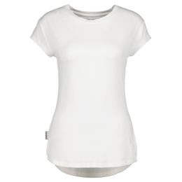 alife and kickin Rundhalsshirt ALIFE & KICKIN "Damen MimmyAK A T-Shirt", Damen, Gr. S, wei&szlig;, 95% Viskose, 5% Elasthan, Shirts Rundhalsshirt