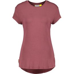 alife and kickin Rundhalsshirt ALIFE & KICKIN "Damen MimmyAK A Shirt", Damen, Gr. L, lila (grape), 95% Viskose, 5% Elasthan, Shirts Rundhalsshirt