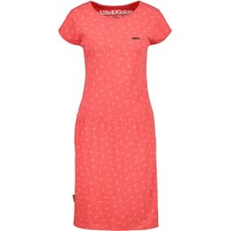alife and kickin Blusenkleid ALIFE & KICKIN "Damen ShannaAK Sommerkleid, Kleid", Damen, Gr. M, Normalgr&ouml;&szlig;en, fiesta, 65% Baumwolle, 35% Polyester, Kleider Blusenkleid