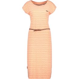 alife and kickin Jerseykleid ALIFE & KICKIN "Damen MelliAK Sommerkleid, Kleid", Damen, Gr. L, Normalgr&ouml;&szlig;en, orange (peach), 65% Baumwolle, 35% Polyester, Kleider Jerseykleid