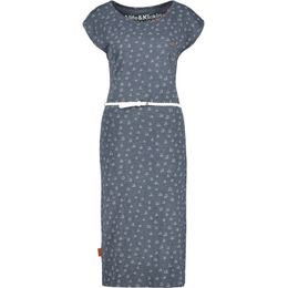 alife and kickin Jerseykleid ALIFE & KICKIN "Damen MelliAK Sommerkleid, Kleid", Damen, Gr. L, Normalgr&ouml;&szlig;en, blau (marine), 65% Baumwolle, 35% Polyester, Kleider Jerseykleid
