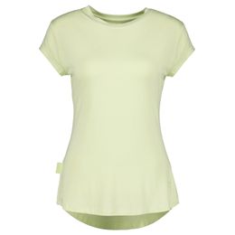 alife and kickin Rundhalsshirt ALIFE & KICKIN "Damen MimmyAK A T-Shirt", Damen, Gr. L, gr&uuml;n (lime), 95% Viskose, 5% Elasthan, Shirts Rundhalsshirt