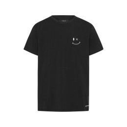 T-Shirt Clean Cut Copenhagen "Clean Cut Copenhagen Patrick Organic Tee", Jungen, Gr. M, schwarz, wei&szlig;, 95% Baumwolle, 5% Elasthan, unifarben, normal, Rundhals, Shirts T-Shirt