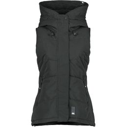 alife and kickin Steppweste ALIFE & KICKIN "Damen JunisAK Steppweste", Damen, Gr. S, schwarz (moonless), 100% Polyester, Westen Steppweste