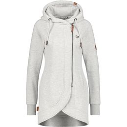 alife and kickin Kapuzensweatjacke ALIFE & KICKIN "Damen MaryAK A Kapuzensweatjacke, Sweatjacke", Damen, Gr. L, cloudy, 50% Baumwolle, 50% Polyester, Sweatjacken