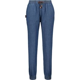 alife and kickin Stoffhose ALIFE & KICKIN "Damen AliciaAK DNM A", Damen, Gr. L, Normalgr&ouml;&szlig;en, blau (schwarz denim), 95% Baumwolle, 5% Elasthan, Hosen Stoffhose