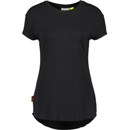 alife and kickin Rundhalsshirt ALIFE & KICKIN "Damen MimmyAK A Shirt", Damen, Gr. L, schwarz (moonless), 95% Viskose, 5% Elasthan, Shirts Rundhalsshirt