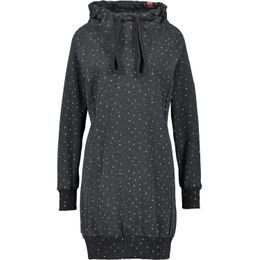alife and kickin Sweatkleid ALIFE & KICKIN "Damen HelenaAK", Damen, Gr. L, Normalgr&ouml;&szlig;en, schwarz (moonless), 50% Baumwolle, 50% Polyester, Kleider Sweatkleid