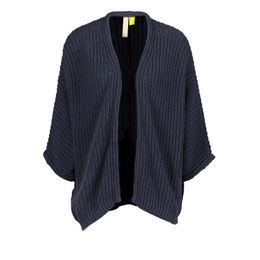 alife and kickin Strickjacke ALIFE & KICKIN "Damen MacyAK Strickjacke", Damen, Gr. L, marine, 100% Baumwolle, Strickjacken Strickjacke