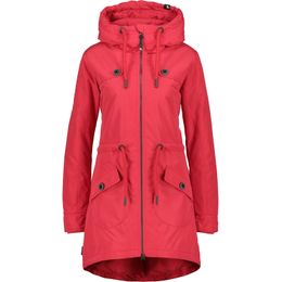 alife and kickin Winterjacke ALIFE & KICKIN "Damen CharlotteAK A Winterjacke, gef&uuml;tterte Jacke", Damen, Gr. M, pink (fuchsia), 100% Polyester, Jacken Winterjacke