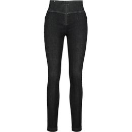 alife and kickin Jeansjeggings ALIFE & KICKIN "Damen ChiaraAK B Jeggings, Leggings", Damen, Gr. L, Normalgr&ouml;&szlig;en, schwarz (schwarz denim), 98% Baumwolle, 2% Elasthan, Jeans