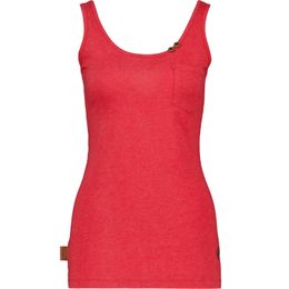 alife and kickin T-Shirt ALIFE & KICKIN "Damen JennyAK T-Shirt", Damen, Gr. L, rot (salsa), 60% Baumwolle, 40% Polyester, Shirts T-Shirt