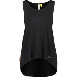 alife and kickin T-Shirt ALIFE & KICKIN "Damen MedinaAK", Damen, Gr. L, schwarz (moonless), 95% Viskose, 5% Elasthan, Shirts T-Shirt