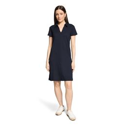 Sommerkleid Betty Barclay "Damen kurzarm", Damen, Gr. 36, Normalgr&ouml;&szlig;en, dunkelblau, Obermaterial: 99% Polyester, 1% Elasthan, tailliert kurz, V-Ausschnitt, Kleider Sommerkleid