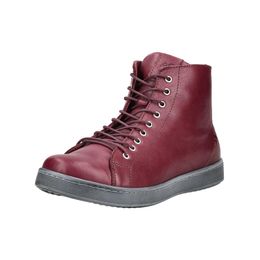 Sneaker Andrea Conti "Andrea Conti Sneaker Leder", Damen, Gr. 37, rot, grau, Leder, Schuhe Sneaker