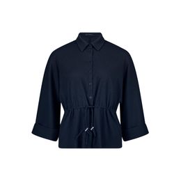 Klassische Bluse Betty Barclay "Damen mit Tunnelzug", Damen, Gr. 36, dunkelblau, Obermaterial: 99% Polyester, 1% Elasthan, figurumspielend normal, Blusen Bluse