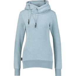 alife and kickin Kapuzensweatshirt ALIFE & KICKIN "Damen SarahAK A Kapuzensweatshirt, Sweatshirt", Damen, Gr. L, blau (frozen), 50% Baumwolle, 50% Polyester, Sweatshirts