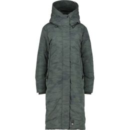 alife and kickin Kurzjacke ALIFE & KICKIN "Damen JunaAK B", Damen, Gr. L, gr&uuml;n (schwarz forest), 100% Polyester, Jacken Kurzjacke