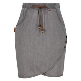 alife and kickin Sommerrock ALIFE & KICKIN "Damen LucyAK DNM A", Damen, Gr. M, blau (steal denim), 95% Baumwolle, 5% Elasthan, R&ouml;cke