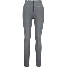 alife and kickin Jeansjeggings ALIFE & KICKIN "Damen ChiaraAK B Jeggings, Leggings", Damen, Gr. L, Normalgr&ouml;&szlig;en, blau (steal denim), 98% Baumwolle, 2% Elasthan, Jeans