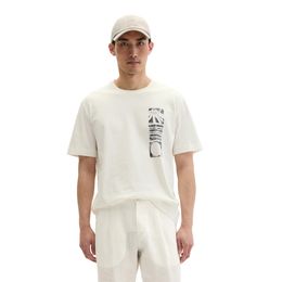 Marc O'Polo T-Shirt MARC O'POLO "aus reiner Bio-Baumwolle", Jungen, Gr. L, silky wei&szlig;, Obermaterial: 100% Baumwolle, unifarben, Basic, regular fit, Rundhals, Shirts T-Shirt