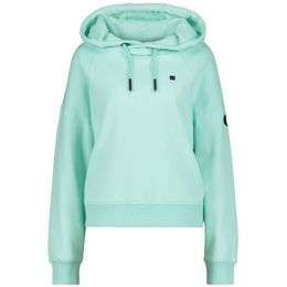 alife and kickin Kapuzensweatshirt ALIFE & KICKIN "Damen JessyAK A Kapuzensweatshirt, Sweatshirt", Damen, Gr. L, blau (aqua), 50% Baumwolle, 50% Polyester, Sweatshirts