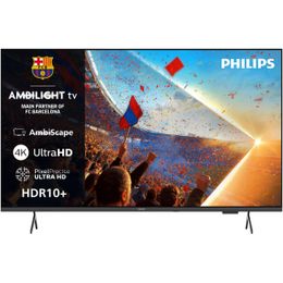 Philips LED-Fernseher "50PUS8001/12", Energieeffizienz: F (A-G), mattschwarz, 50 &Prime;, Fernseher