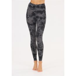 ENDURANCE ATHLECIA Trainingstights ATHLECIA "Ashanti", Damen, Gr. 36, EURO-Gr&ouml;&szlig;en, dunkelgrau, 80% Polyester, 20% Elasthan, bedruckt, Hosen, Quick Dry